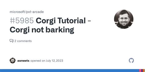 Corgi Tutorial Corgi Not Barking · Issue 5985 · Microsoftpxt Arcade