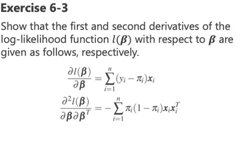 Solved Log Likelihood B log L B Żyiß x Chegg