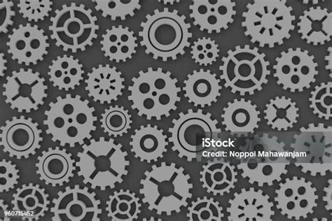 기어 배경입니다 3d 렌더링입니다 0명에 대한 스톡 사진 및 기타 이미지 0명 3차원 형태 강철 Istock