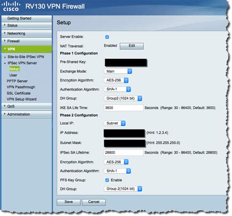 Rv130 Vpn Ipsec Server With Ipsecuritas Vpn Client Mac Os X Connect But Only Can Ping The