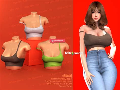 Breast Alteration Slider Sims 4 Body Mods Sims 4 Sims