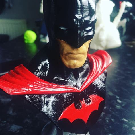 3d Printable Batman Bust Statue 3d Scan By 3dwp