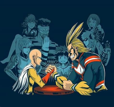 Saitama Vs All Might One Punch Man 1 One Punch Man Funny Saitama One Punch Man One Punch Man