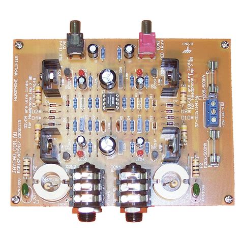 Stereo Headphone Distribution Amplifier Kit Jaycar Australia