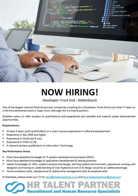 Hr Talent Partner Sa On Linkedin Softwaredeveloper Frontenddeveloper