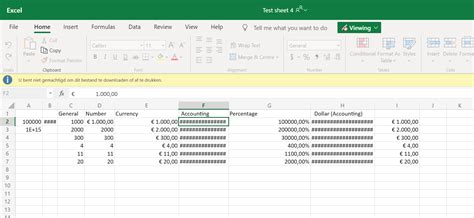 Wopi Cells Displayed Incorrectly With Accounting Number Format