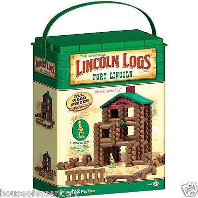 The Original Lincoln Logs Building Set Fort Lincoln 172 Piece Set