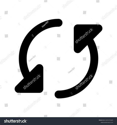 Sync Icon Refresh Sign Vector Illustration Stock Vector Royalty Free Shutterstock
