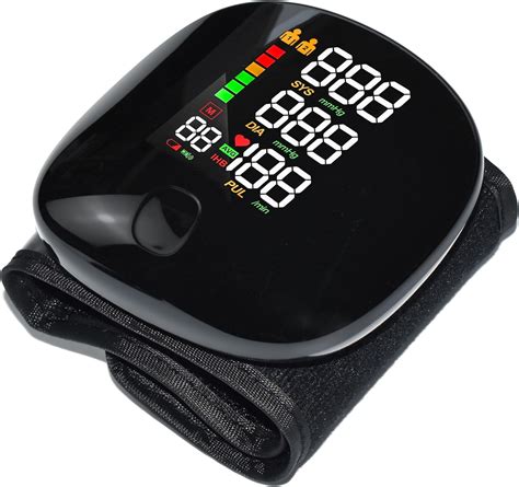 Wrist Blood Pressure Monitor LED Display Touch Screen Wrist Blood Pressure Cuff 99x2 Reading