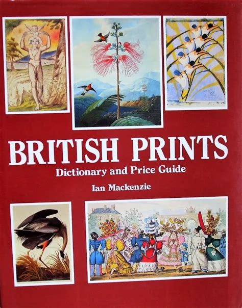 British Prints ~ Dictionary And Price Guide ~ Ian Mackenzie Applecross Antiques