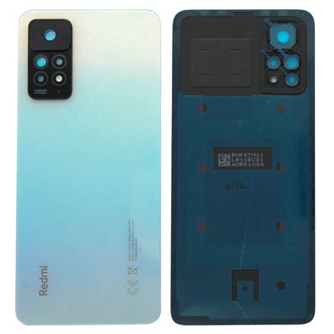Vitre arrière avec logo Xiaomi Redmi Note Pro Star Blue Sosav fr