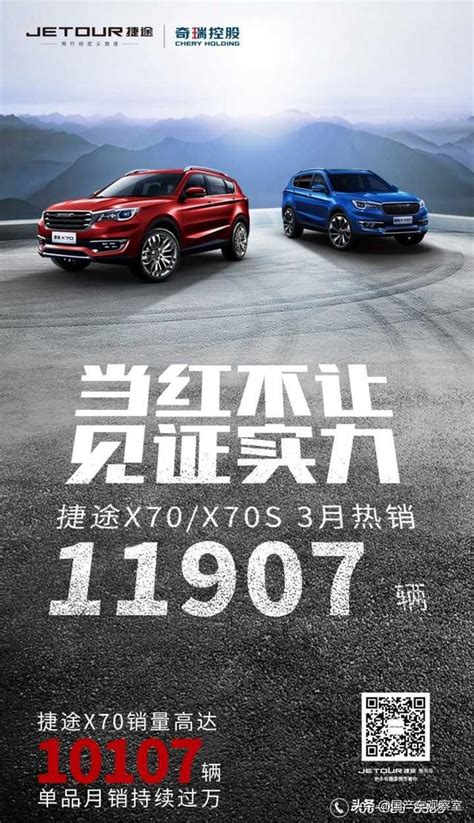 捷途汽車喜報連連，三月份銷量又過萬輛 每日頭條