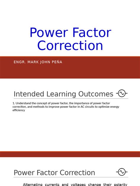 Power Factor Correction Simple Explanation Pdf