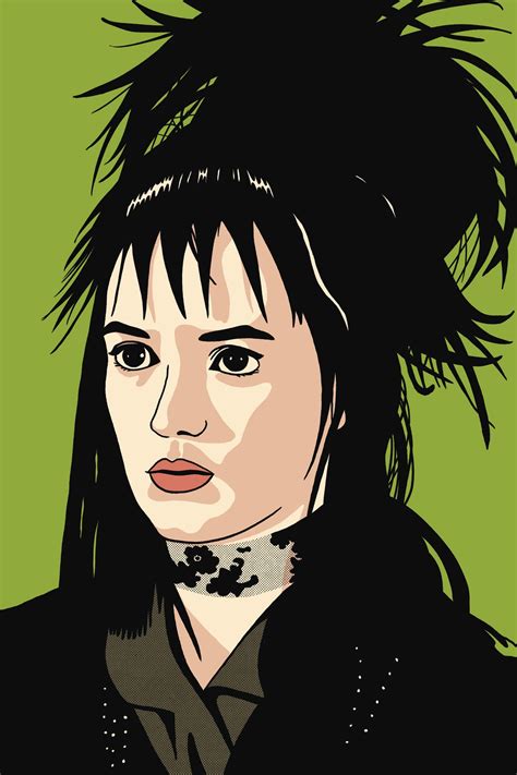 Lydia Deetz Art Print Etsy