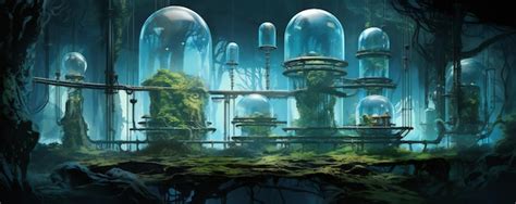 Premium Photo Abstract Water Filtering System Concept Artwork