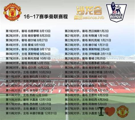 英超聯賽開幕，最全賽程表 沙龍會體訊 每日頭條