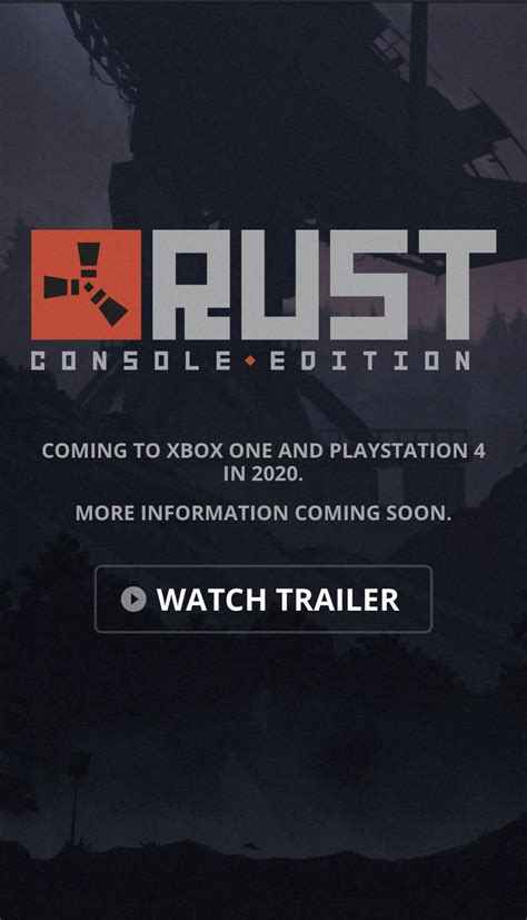 Console Version Of Rust 2020 Beta Preorder Sign Up In Comments R Playrust