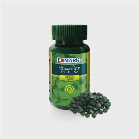 Edmark Hawaiian Spirulina Tablets • Plant Based Algae Superfood