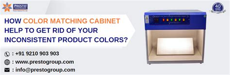 how color matching cabinet help to get rid of your inconsistent product