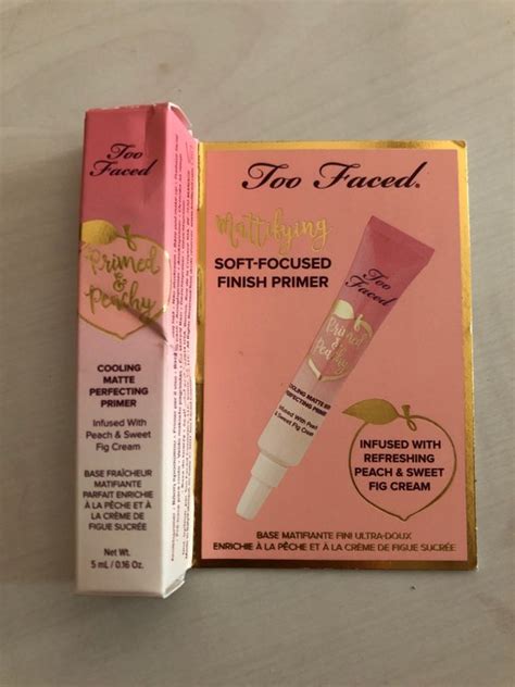 Too Faced Primed And Peachy Cooling Matte Perfecting Primer 5 Ml Inci