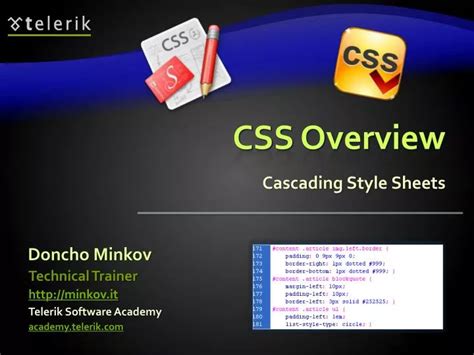 PPT CSS Overview PowerPoint Presentation Free Download ID