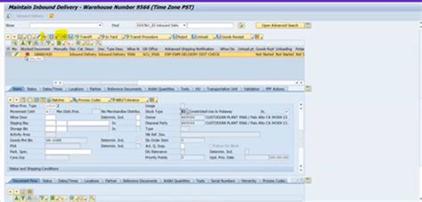Inbound Delivery Document Blocked Error In Sap Ewm