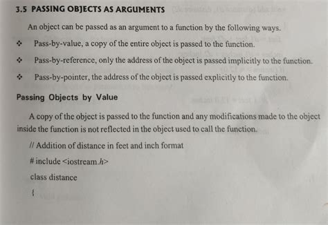Passing Objects As Arguments 3 Passing Objects As Argumentsoo Oonseb