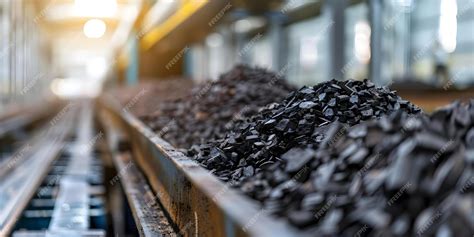 Biomass Moved To Pyrolysis Reactor For Biochar Production Via Conveyor