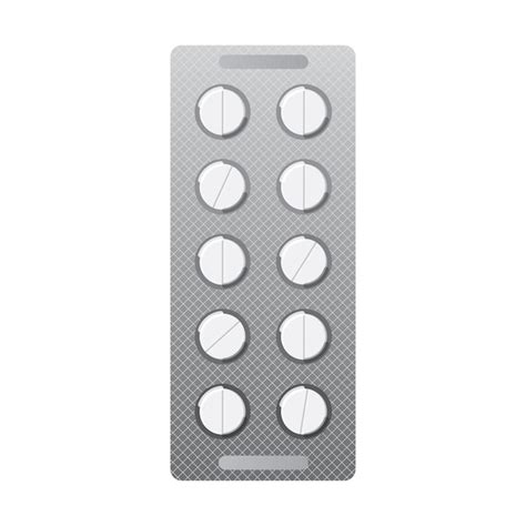 Premium Vector Tablets In A Package