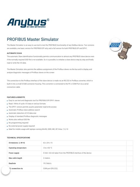 Profibus Master Simulator Pdf Personal Computers Computer Networking