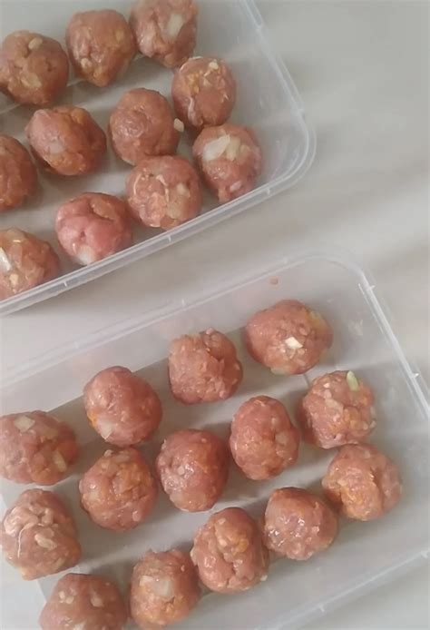 Resep Frozen Food Bola Bola Daging Oleh Yuli Tiarni The Healthy Belly
