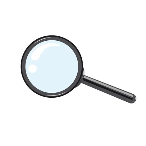 Premium Vector Vector Drawing Of A Magnifying Glass