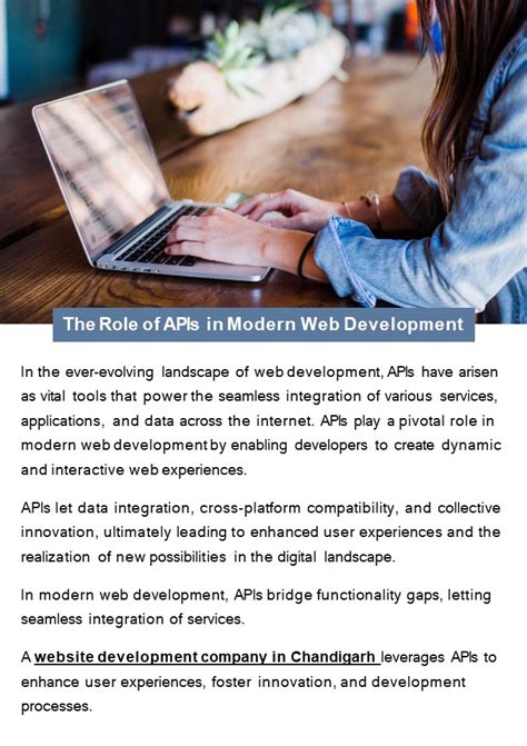 Ppt The Role Of Apis In Modern Web Development Powerpoint