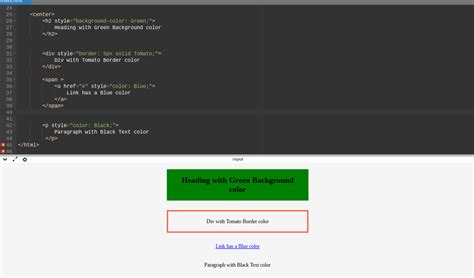 Html Colors