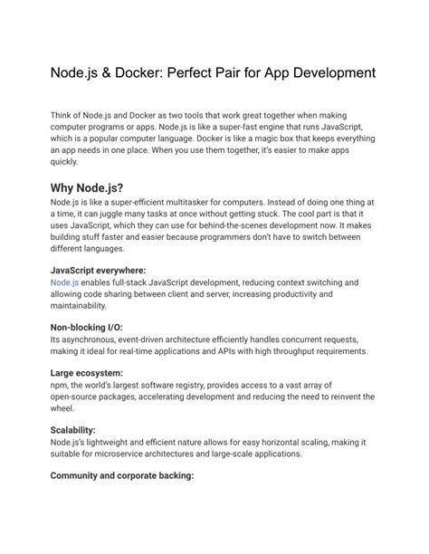 Ppt Node Js And Docker Perfect Pair For App Development Powerpoint Presentation Id 13517784