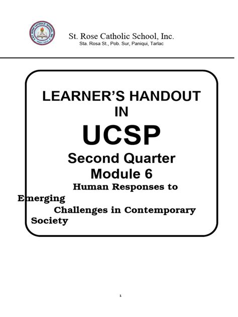 Q2 Module 6 Ucsp Handout Pdf