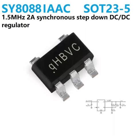sy8088iaac high efficiency 1 5mhz 2a synchronous step down dc dc