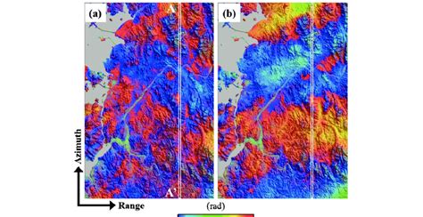 a corrected insar interferograms generated using the proposed method