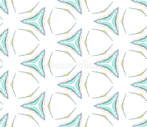Geo Print Seamless Pattern Stock Illustration Illustration Of