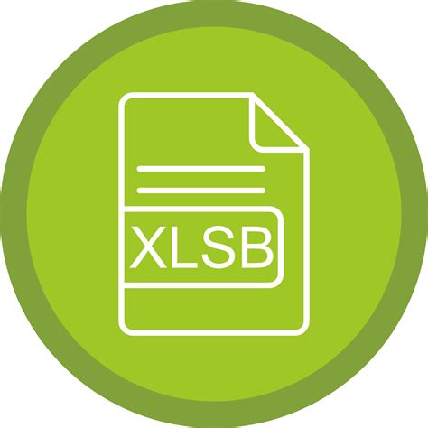 Xlsb File Format Line Multi Circle Icon 44224024 Vector Art At Vecteezy