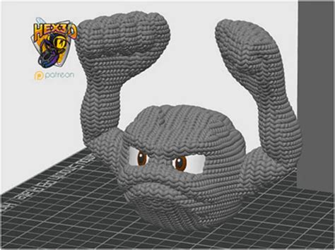 Knitted Geodude Free High Quality Models