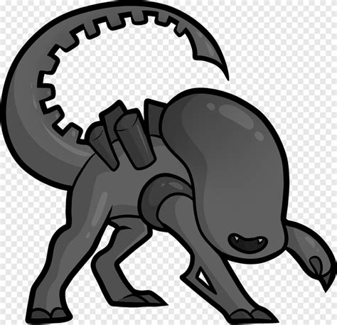 How To Draw Chibi Xenomorph