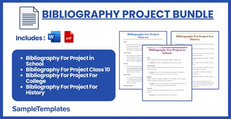 Free 14 Bibliography Sample For Project In Pdf