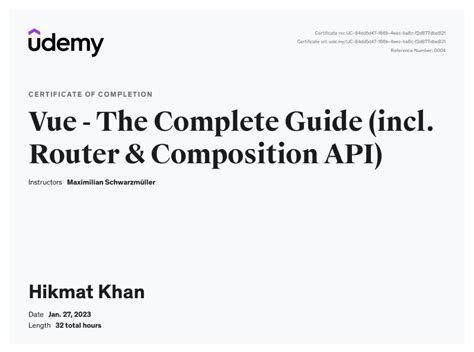 Hikmat Khan On Linkedin Learning Vuejs Spa Frontenddevelopment Milestoneachieved Udemycourse