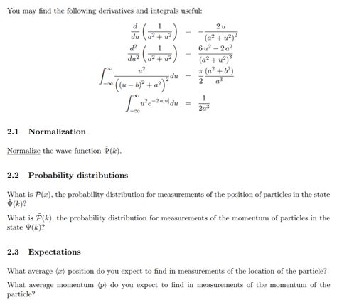 Solved Application Of Operators Parts Below Refer Chegg