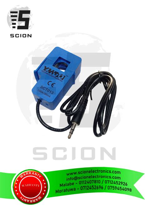 Non Invasive Split Core Current Transformer Ac Current Sensor 100a 50ma