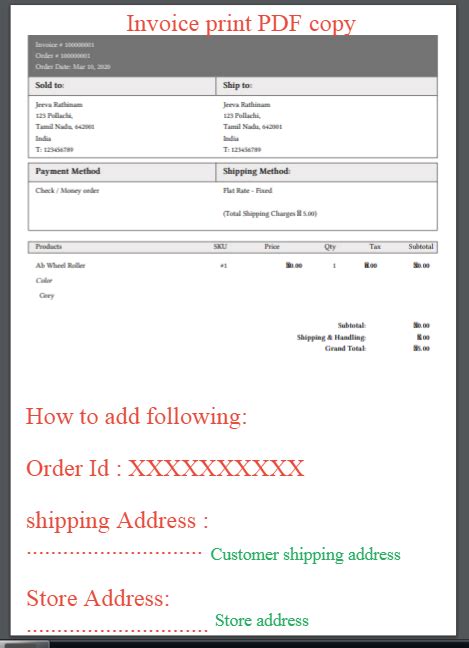 magento 1 9 how to add custom details in invoice magento forums