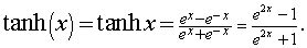 The Hyperbolic Tangent World