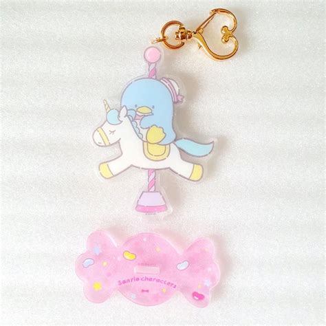Sanrio Hello Kitty Tuxedo Sam Carnival Carousel Acrylic Keychain