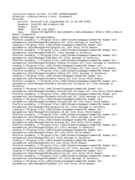 output log pdf